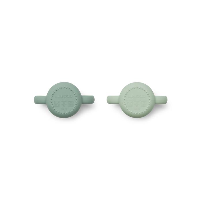 Silikona krūzīte Gene, 2 gab., Mr bear peppermint/dusty mint mix – Mr ...